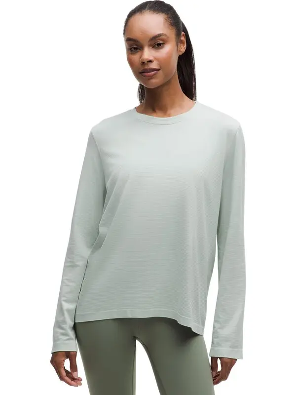 Lululemon Swiftly Relaxed Long-sleeve Shirt - Pelican/pelican