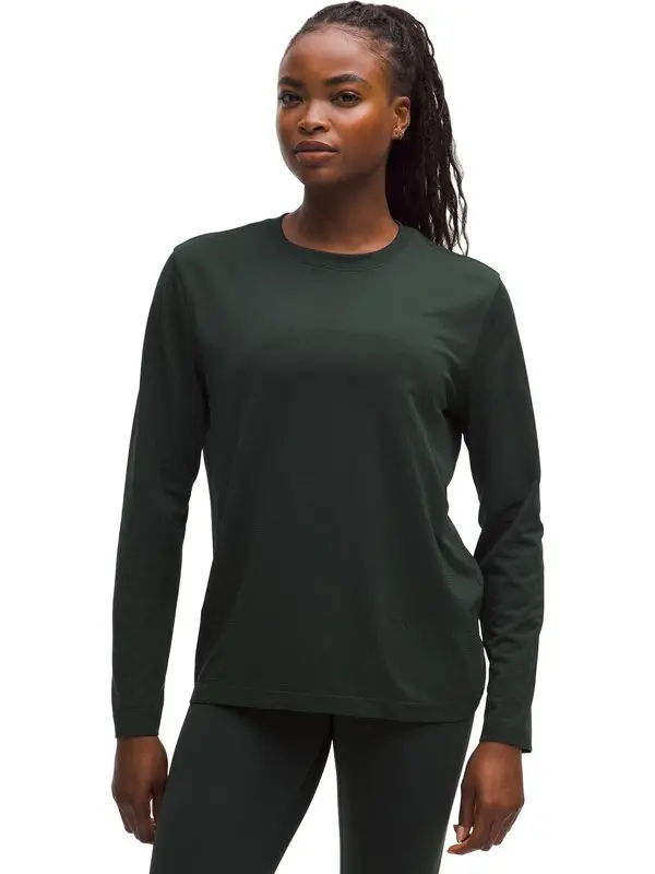 Lululemon Swiftly Relaxed Long-sleeve Shirt - Rainforest Green