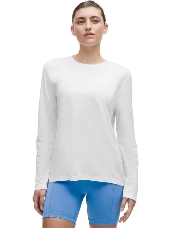 Lululemon Swiftly Relaxed Long-sleeve Shirt - White