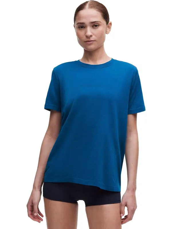 Lululemon Swiftly Relaxed Short-sleeve Shirt - Jet Set Blue/jet Set Blue