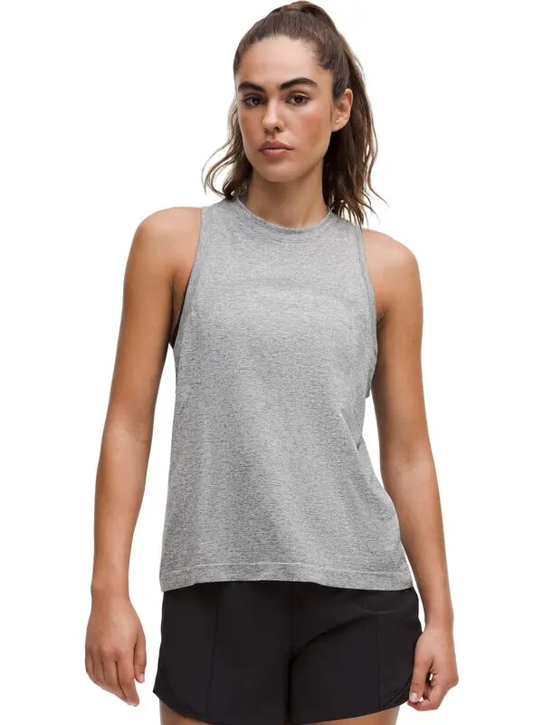 Lululemon Swiftly Relaxed Tank Top - Slate/white