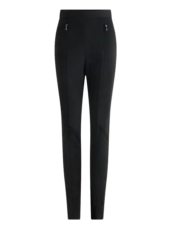 Fusalp Zip-detail Jersey Leggings - Black