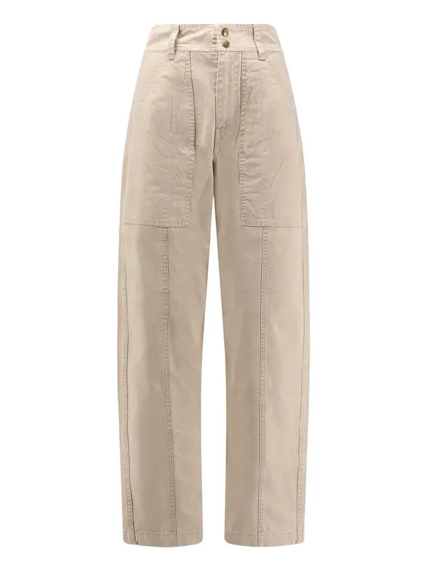 MARANT ETOILE Kiana Denim Trousers - Beige