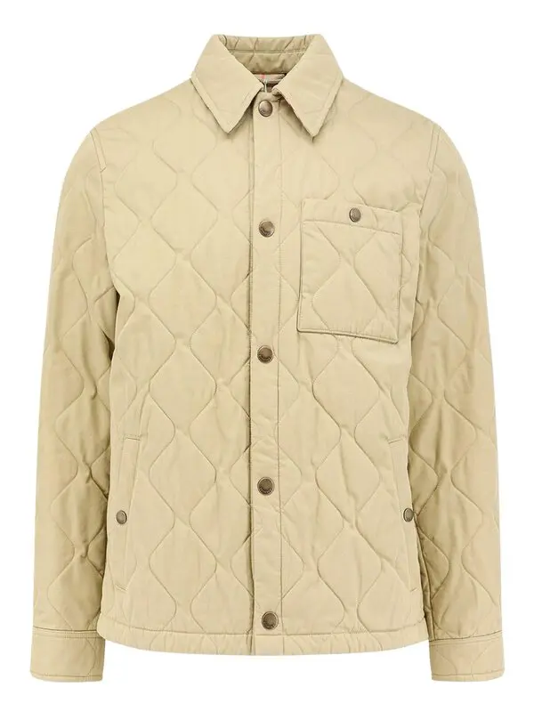 Burberry Cotton Padded Jacket - Beige