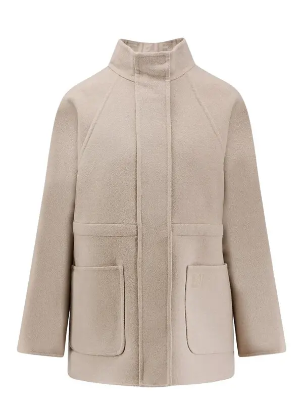Fendi Virgin Wool Coat - Beige
