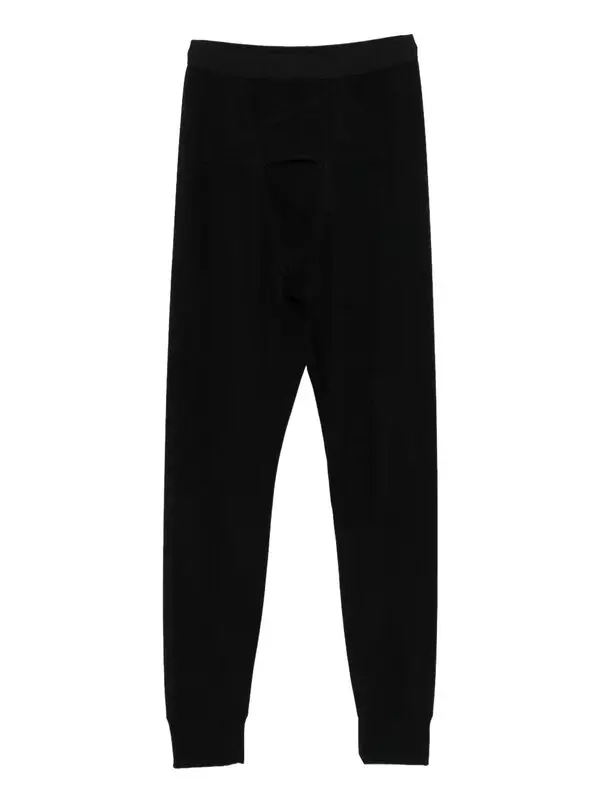 Rick Owens Pentagram-stitch Thermal Leggings - Black