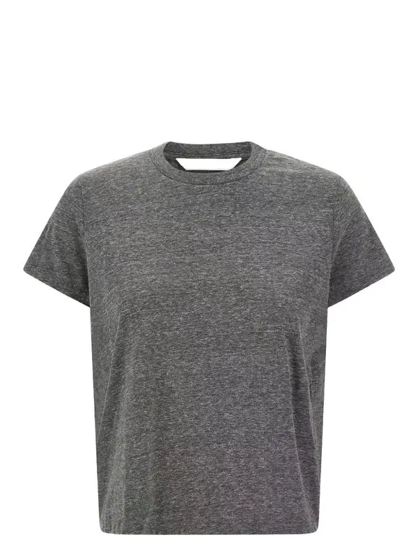 MOTHER Crew Neck Short Sleeve T-shirt - Grey