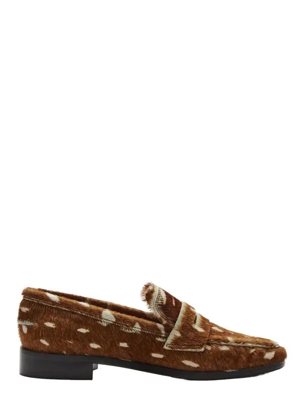 ATP ATELIER Airola Printed Loafers - Cannella