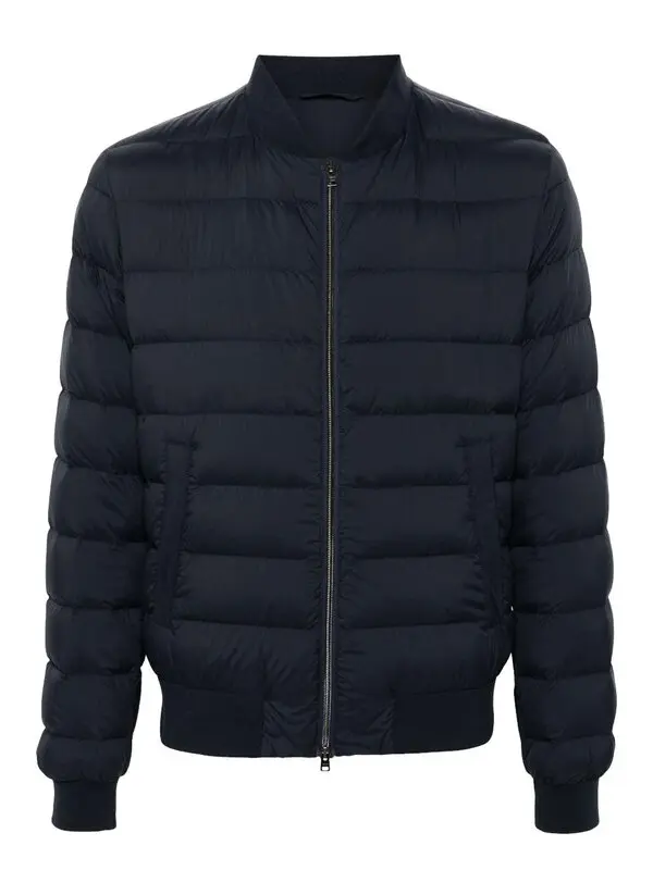 Herno L'aviatore Short Down Jacket - Blue