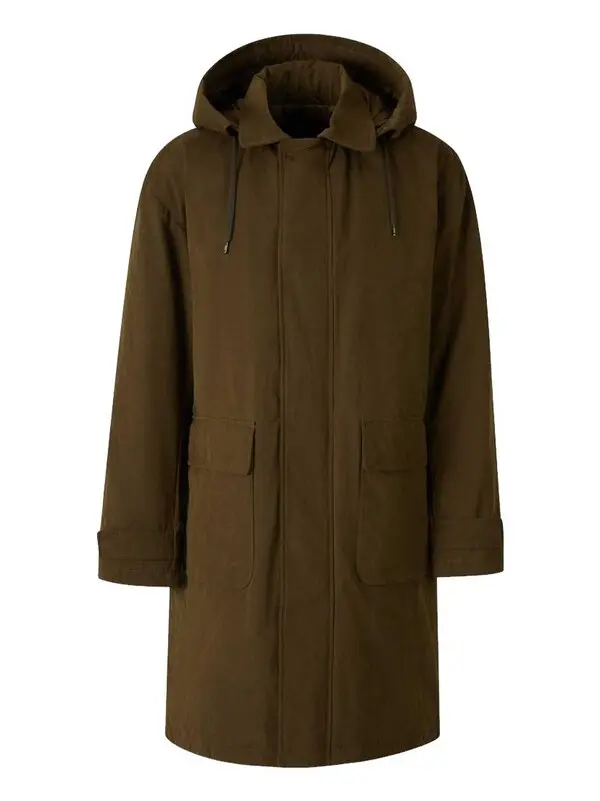 Herno Padded Long Parka - Military Green