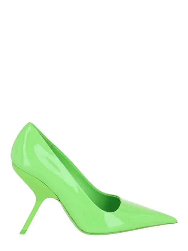 FERRAGAMO Eva X5 Patent Leather Pumps - Green