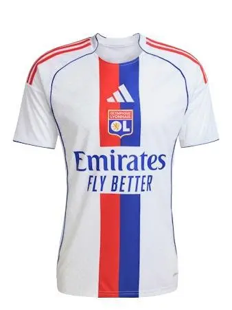 Adidas Olympique Lyonnais 25/26 Home Jersey - White