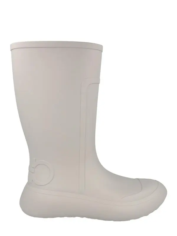 FERRAGAMO Gancini Rainboots - Grey