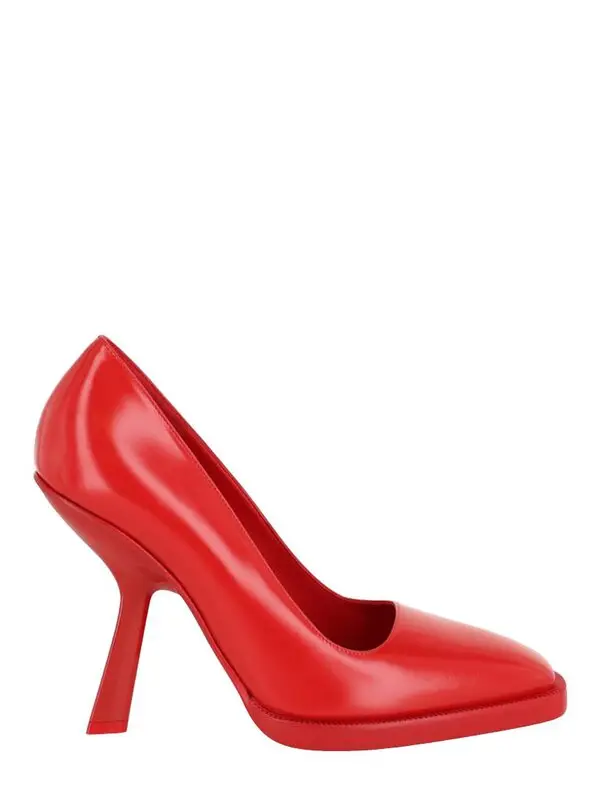 FERRAGAMO Anser X5 Leather Pumps - Red