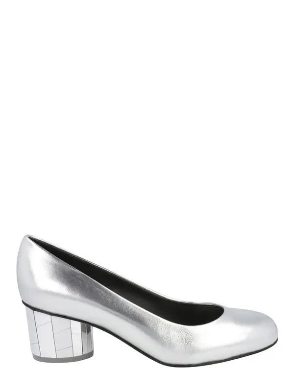 FERRAGAMO Farrah Pumps Wide - Grey