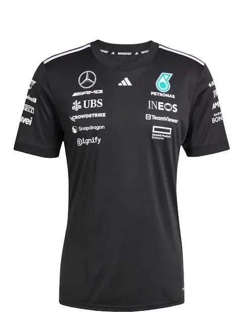 Adidas Mercedes Amg Petronas Formula One Team Driver Jersey - Black/white