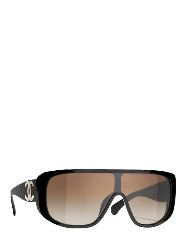Chanel Shield Sunglasses - Black (5495 C622/s5)