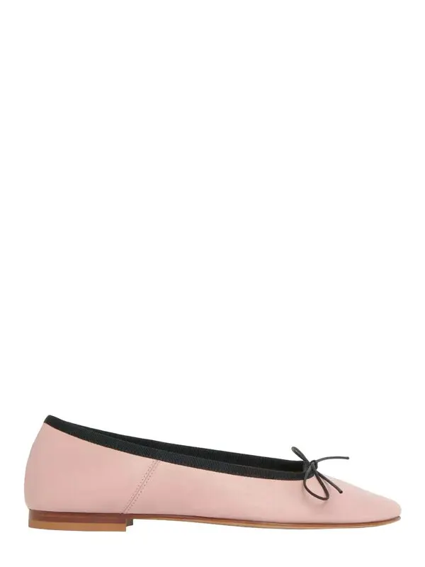 MANSUR GAVRIEL Dance Bow-detail Lambskin Ballet Flats - Pink