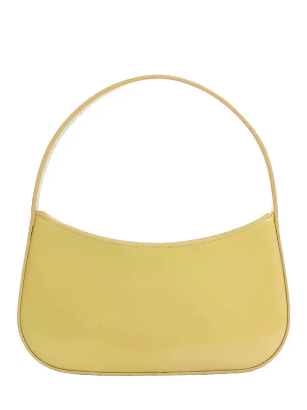 MANSUR GAVRIEL Curved Leather Shoulder Bag - Yellow