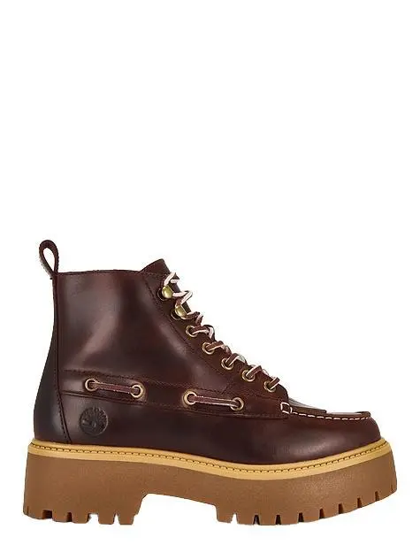 Timberland Stone Street Kiltie Boots - Burgundy