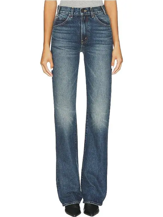 NILI LOTAN Joan Straight Leg Jeans - Simon Wash