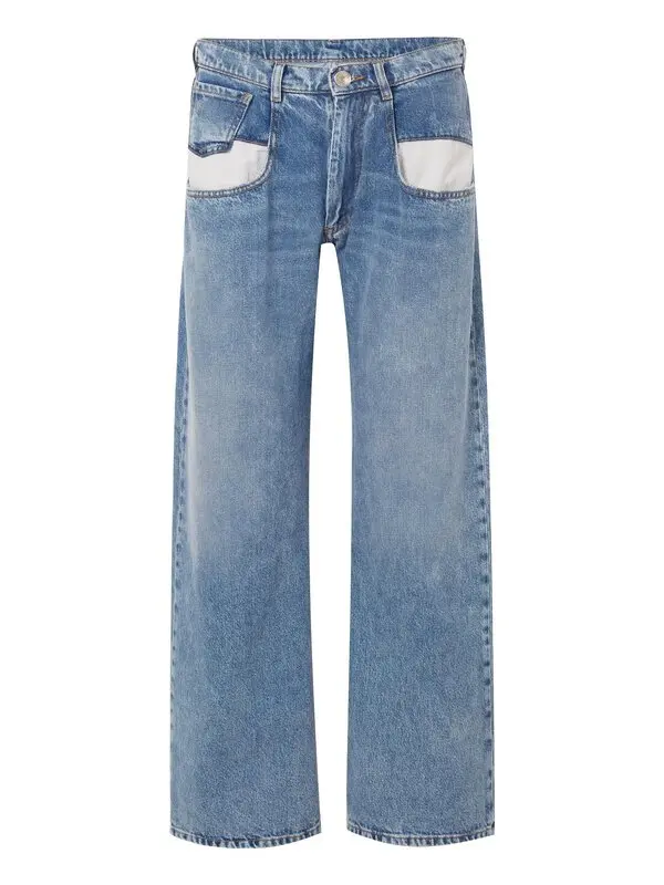 MAISON MARGIELA Paneled Boyfriend Jeans - Blue