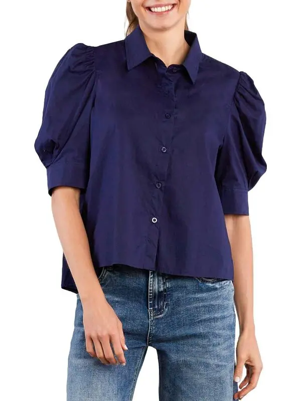 WASH LAB DENIM Perfect As Is Shirt - Blue Eclipse