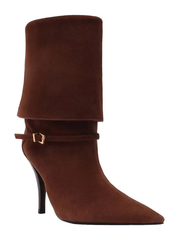 Schutz Rudy Stiletto Boot - Root Brown