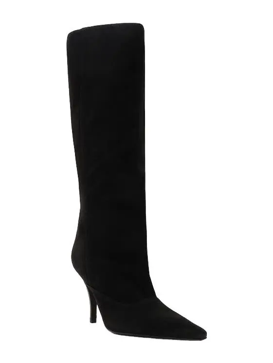 Schutz Rudy Pointed Toe Boots - Black