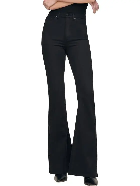 DL1961 Rachel Flare Instasculpt™ High-rise Jeans - Black