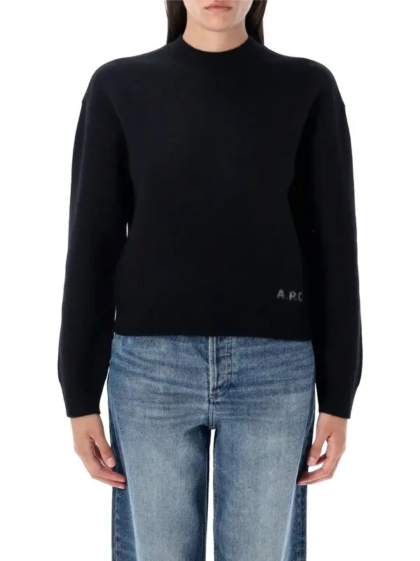 A.p.c. Pullover Sweater - Black