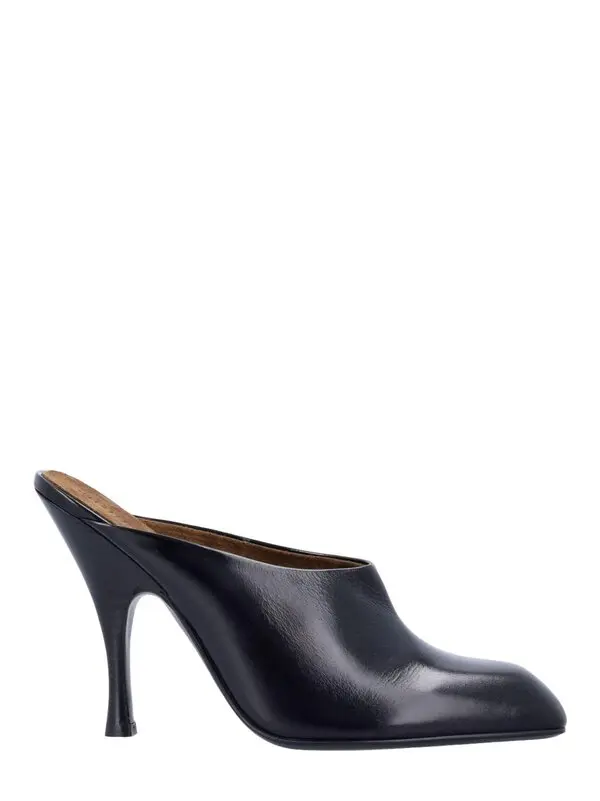 Khaite Heeled Mules - Black
