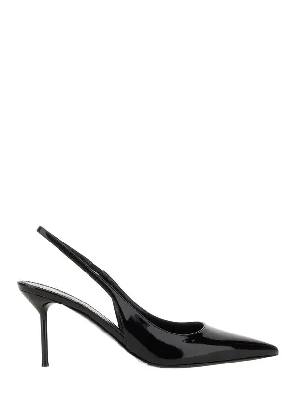 Paris Texas Pointed Toe Slingback Pumps - Black