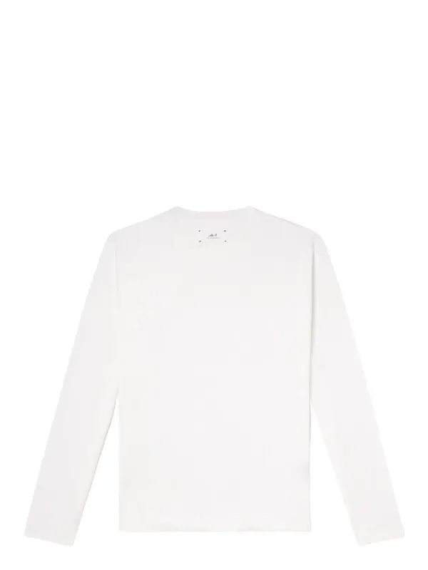 Mr P. Cotton-jersey T-shirt - White