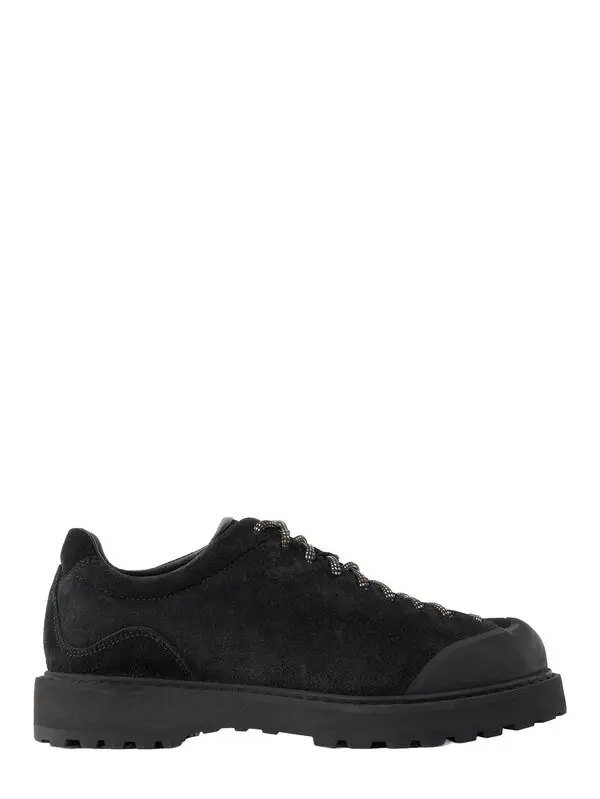 Diemme Ampezzo Suede Hiking Sneakers - Black