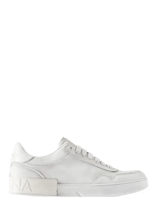 Dolce & Gabbana Leather Sneakers - White
