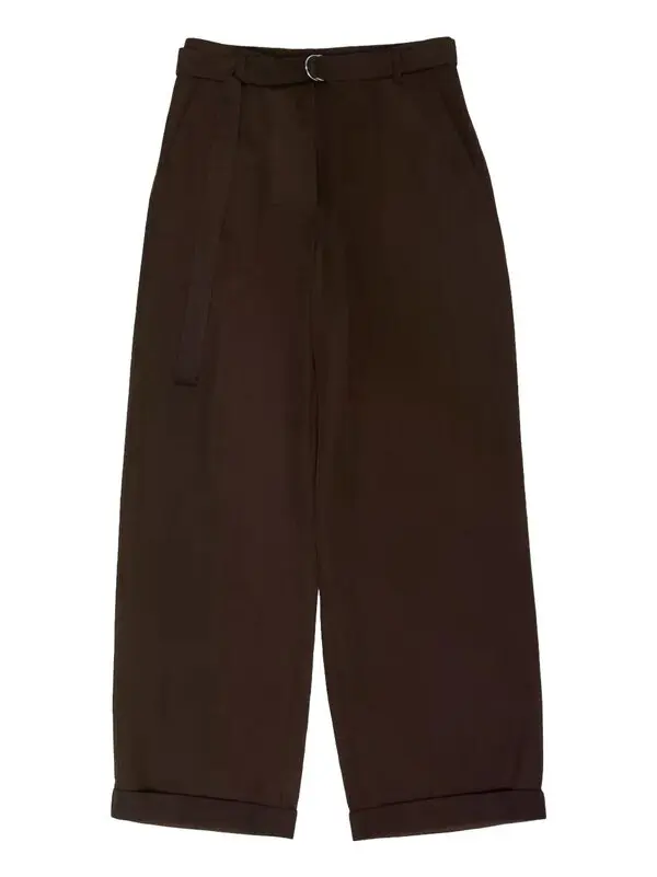 Bimba Y Lola Belted Trousers - Brown