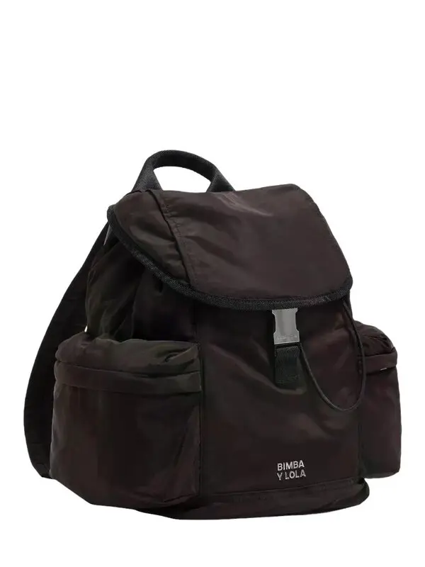 Bimba Y Lola Large Drawstring Backpack - Brown
