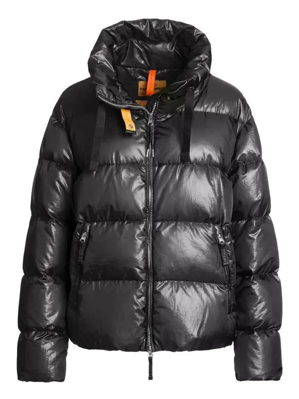 PARAJUMPERS Siberia Cropped Puffer Jacket - Black