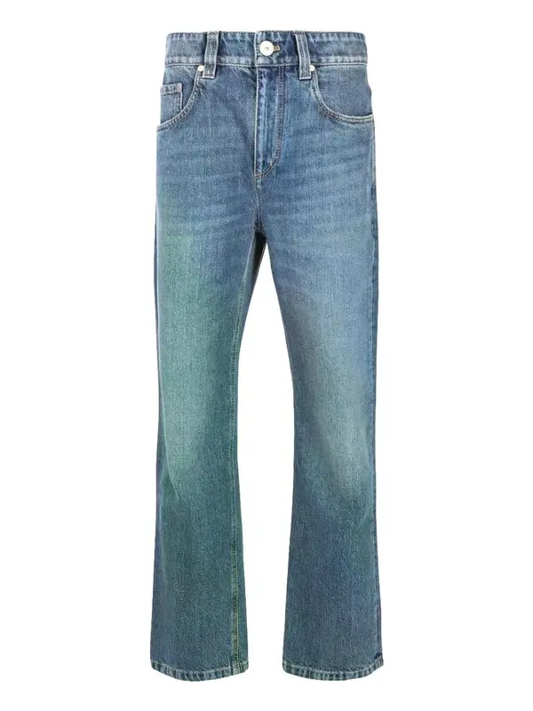 Brunello Cucinelli Contemporary Square Jeans - Blue