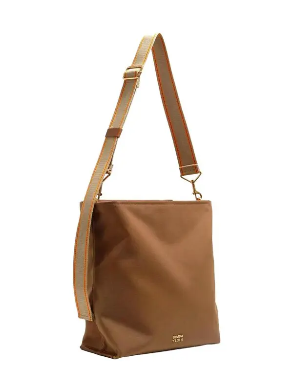 Bimba Y Lola Large Carlino Shoulder Bag - Brown