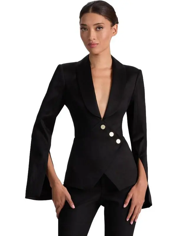 Alice + Olivia The Sculpt Blazer - Black