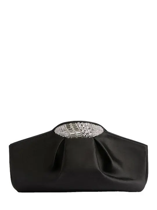 GIUSEPPE ZANOTTI Dumpling Clutch - Black