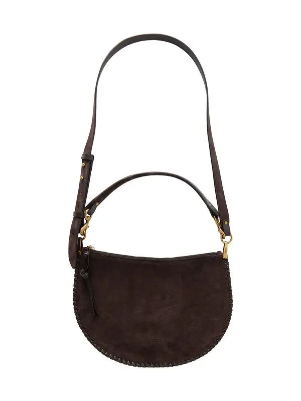 Isabel Marant Oskan Soft Zipped Shoulder Bag - Brown