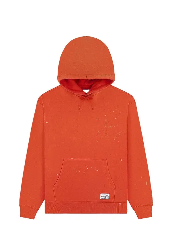 Aimé Leon Dore Paint Splatter Hoodie - Orange