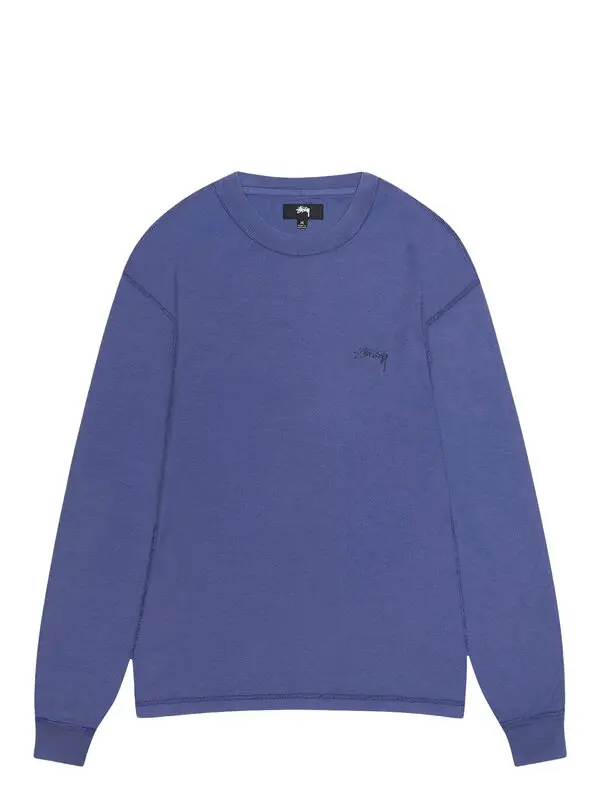 StÜssy Lazy Long-sleeve Tee - Blue