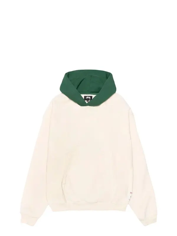 StÜssy Two Tone Hoodie - Cream