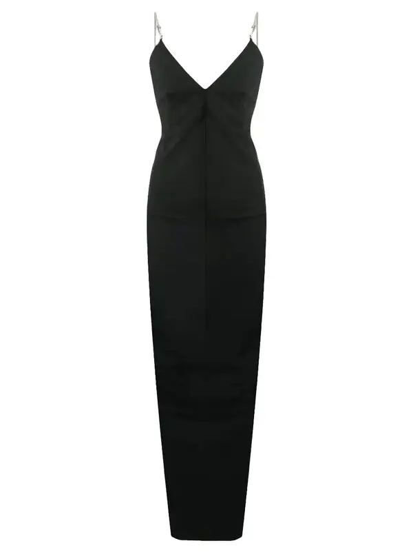 Rick Owens Chain-strap Maxi Dress - Black