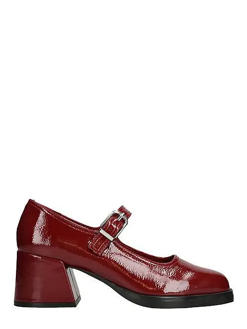 Steve Madden Lisbon Faux-leather Heeled Pumps - Wine