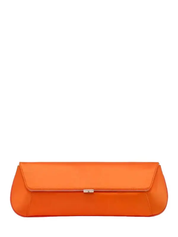 Amina Muaddi Ami Clutch - Orange